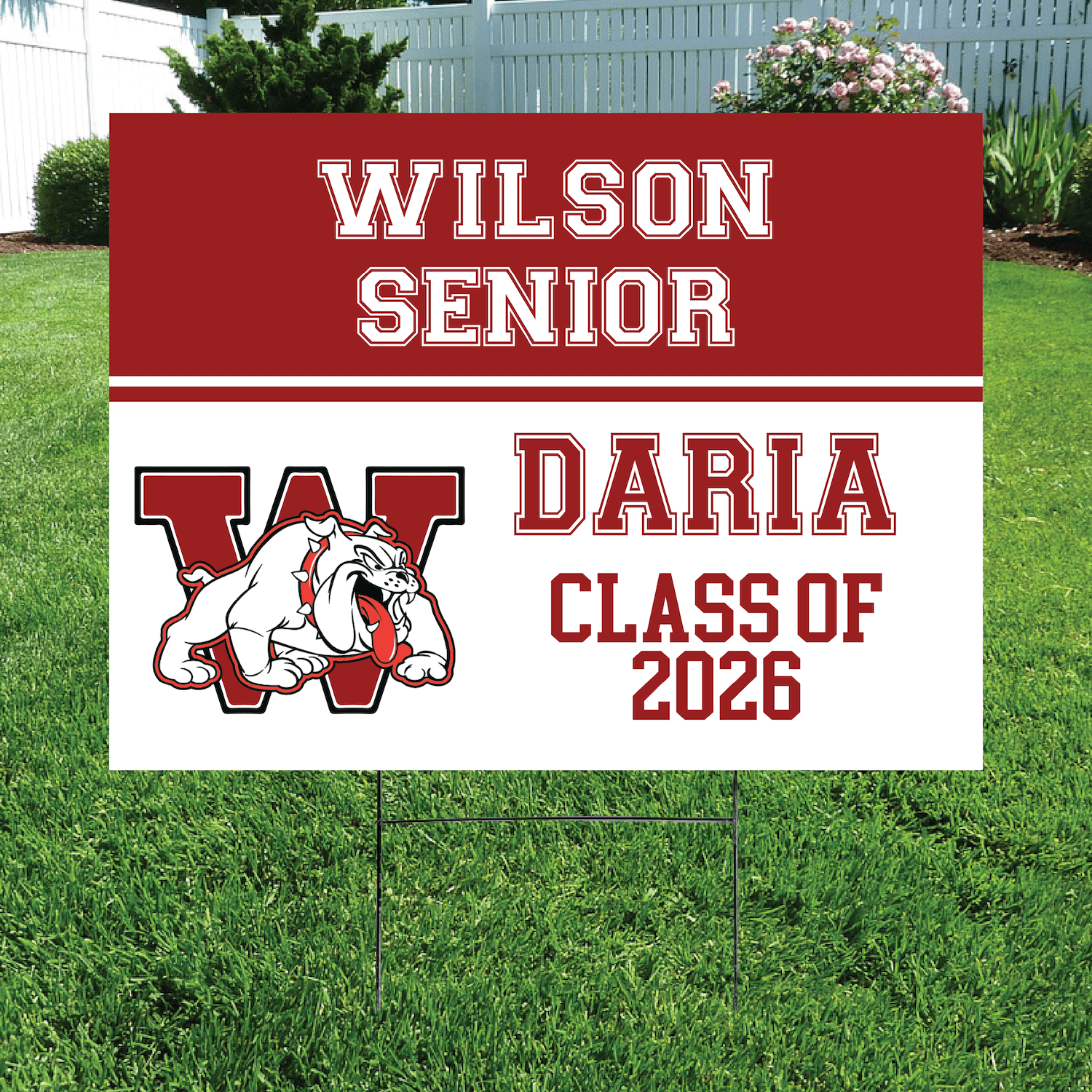 Wilson Senior Yard Signs – Berks Imprints Group